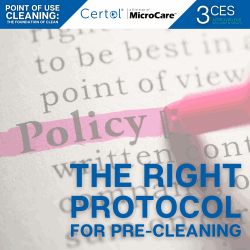 Point of Use Cleaning